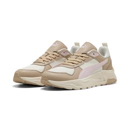 Puma Damen Sneaker "TRINITY 2 LT", Gr. 41, beige, Textil, Schuhe, f&uuml;r sportliche Aktivit&auml;ten und Streetwear, mit SOFTFOAM+ Einlegesohle