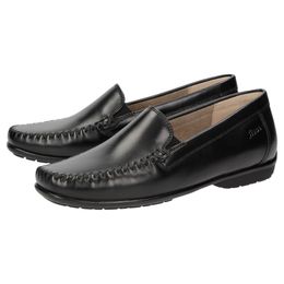 Sioux Damen Slipper "Cortizia-705-H", Gr. 38, schwarz, Obermaterial: 100% Kalbsleder CAL. 100% Gummi rubber., Schuhe