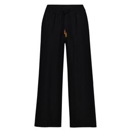 Zero Hose mit Bindeg&uuml;rtel in Black Beauty | Gr.: 44