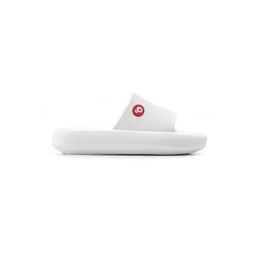SCHUZZ Herren Sandale "Claquette", Gr. 44, wei&szlig;, Obermaterial: 100% Gummi rubber., Schuhe