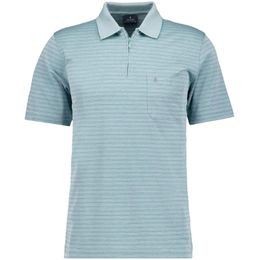 Ragman Herren Poloshirt, blau, Gr. L, Piqu&eacute;, 60% Baumwolle 40% Polyester, Shirts