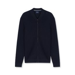 OLYMP Herren Strickjacke "OLYMP Casual Strick, Strickjacke"marine, Gr. M, 89% Baumwolle, 11% Polyamid, Strickjacken