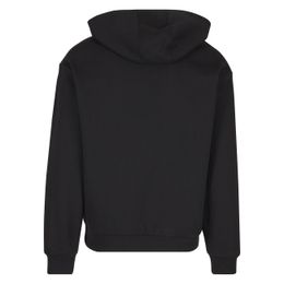 Urban Classics Herren Kapuzenpullover "Urban Classics Oversized Light Brushed Fleece Hoody"schwarz, Gr. L, unifarben, 100% Baumwolle, Pullover