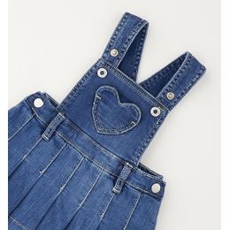 IDO M&auml;dchen Latzrock "BABY GIRL LAY DRESS", blau, Gr. 62, 99% Baumwolle, 1% Elasthan, R&ouml;cke