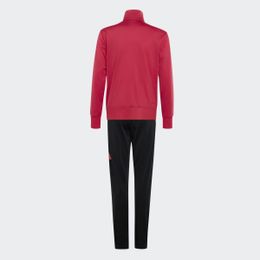 M&auml;dchen Trainingsanzug "ESSENTIALS CLIMACOOL KIDS"power pink, wei&szlig;, Gr. 128, adidas Sportswear, Obermaterial: 100% Polyester, Sportanz&uuml;ge, f&uuml;r