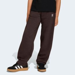 Jungen Sporthose "KIDS, WEITES BEIN", braun, Gr. 140, adidas originals, Obermaterial: 70% Baumwolle, 30% Polyester, Hosen