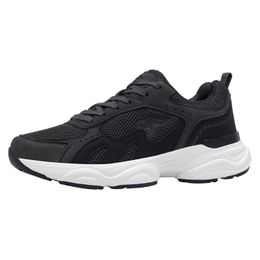 Kangaroos Damen Sneaker "K-GUW LUNEA", Gr. 41, schwarz-wei&szlig;, Mesh, Synthetik, Schuhe, Memory Foam