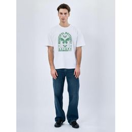 TEESHOPPEN Damen Kurzarmhemd "TEESHOPPEN T-shirt T-shirts"wei&szlig;, Gr. L, Obermaterial: 100% Baumwolle, Hemden