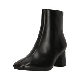 Clarks Damen Stiefelette "Fernie Zip", Gr. 35,5, schwarz, Leder, Schuhe, mit eleganter, quadratischer Schuhspitze