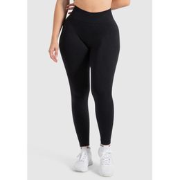 Smilodox Leggings Cetrina Scrunch in Schwarz | Gr.: S
