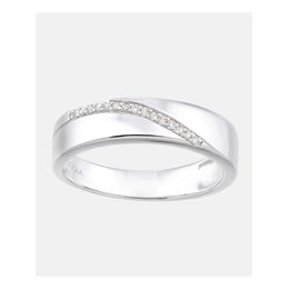 Diamant L'&eacute;ternel Eternity-Ring aus 375 Wei&szlig;gold mit 0.05 Karat Diamant | Gr.: 56