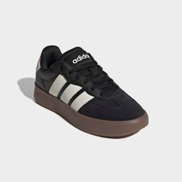 Herren Sneaker "BARREDA XLG", adidas Sportswear, Gr. 46, schwarz, Leder, Synthetik, Schuhe, inspiriert vom Design des adidas samba XLG