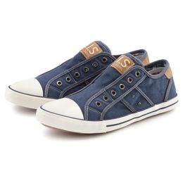 H.I.S. H.I.S Herren Sneaker "Textilschuh, Stoffschuh, Turnschuh, Halbschuh, Freizeitschuh, Slipper", Gr. 45, blau, Obermaterial: 100% Textilmaterial.