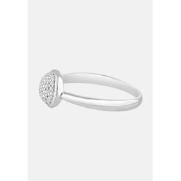 Diamant Exquis Ring aus 375 Wei&szlig;gold mit Diamant | Gr.: 56