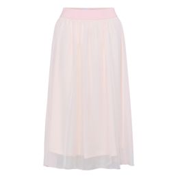 Saint Tropez Damen Midirock "Damen Rock CoralSZ", pink, Gr. L, Obermaterial: 100% Polyester PES., R&ouml;cke