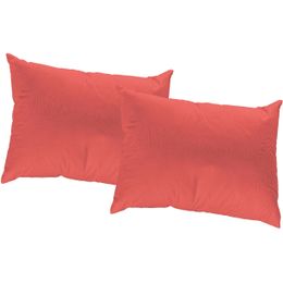 Dekokissen Adam, B:60cm L:40cm, rot, Obermaterial: 100% Baumwolle, Dekokissen_Sitzkissen_Kissenh&uuml;llen, "Uni Light Collection", im Uni Design