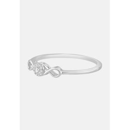 Diamant Exquis Ring aus 375 Wei&szlig;gold mit Diamant | Gr.: 50