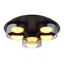 Globo Lighting Deckenleuchte schwarz Ma&szlig;e (cm): H: 9 &Oslash;: 35 &raquo; H&ouml;ffner