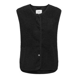 Jacqueline de Yong JDY Teddyfell Weste in Black | Gr.: XXL