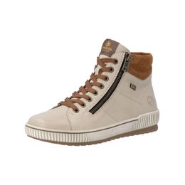 Remonte Damen Sneaker "Remonte Sneaker Leder", Gr. 41, beige, Leder, Schuhe