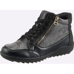 Casual Looks Damen Stiefelette, Gr. 40, schwarz, Lederimitat, Synthetik, Schuhe