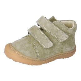 Baby Lauflernschuh "CHRISY W, WMS: weit", Pepino BY RICOSTA, Gr. 26, beige, Leder, Schuhe, Klettschuh, herausnehmb. Innensohle, Gr&ouml;&szlig;enschablone zum