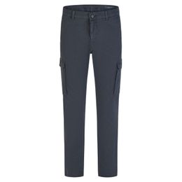 Pierre Cardin Herren Cargohose "Cean", blau, Gr. 36, uni, Obermaterial: 97% Baumwolle CO. 3% Elasthan EL., Hosen, im Tapered Fit