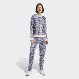 Damen Trainingsanzug "ESSENTIALS 3-STREIFEN ANIMAL AOP", bunt, Gr. XXL, adidas Sportswear, Obermaterial: 100% Polyester, Sportanz&uuml;ge, mit