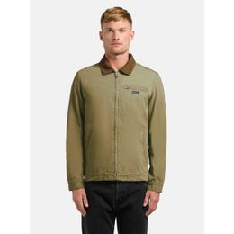 Khujo Herren Hemdjacke "Deddy", gr&uuml;n, Gr. XXL, Material: 100% Baumwolle, Jacken, Modische Herren Jacke mit Kordkragen