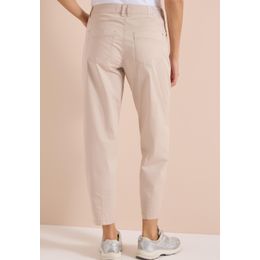 Cecil Damen Stoffhose "Style Scarlett"cashmere beige, Gr. 29, unifarben, Web, Obermaterial: 98% Baumwolle, 2% Elasthan. Futter: 100% Baumwolle,