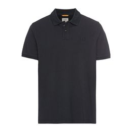 Camel Active Herren Poloshirtnight blau, Gr. 4XL, unifarben, Piqu&eacute;, Obermaterial: 100% Baumwolle, Shirts, normale Passform, Polokragen, 2-Knopf-Form,