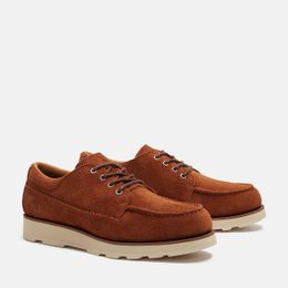 Timberland Herren Schn&uuml;rschuh "BRITTON MILLS - LACE UP SHOE", Gr. 45, braun, Leder, Schuhe