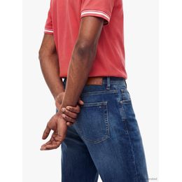 Tommy Jeans Herren Slim-fit-Jeans "AUSTIN SLIM"denim schwarz, Gr. 30, unifarben, Denim/Jeans, Obermaterial: 94% Baumwolle, 4% Elastomultiester, 2%