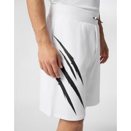 Plein Sport Herren Shorts "Scratch", schwarz-wei&szlig;, Gr. XXXL, Obermaterial: 13% Polyester, 87% Baumwolle, Hosen