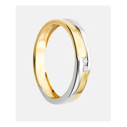 Diamant L'&eacute;ternel Ring aus 585 Gelbgold mit Diamant | Gr.: 56