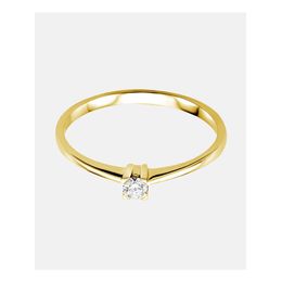 Diamant L'&eacute;ternel Ring aus 750 Gelbgold mit Diamant | Gr.: 54
