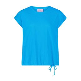 Betty Barclay Strukturshirt mit Tunnelzug in Blue Aster | Gr.: 38