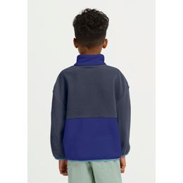 Jack Wolfskin Jungen Stehkragenpullover "COLORBLOCK TAUNUS HZ K"glowink, Gr. 152, Obermaterial: 100% POLYESTER. Futter: 100% POLYESTER, Pullover,