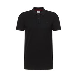 Mustang Herren Kurzarmshirt "Herren Style Pierre"schwarz, Gr. S, Strick, 100% Baumwolle, Shirts