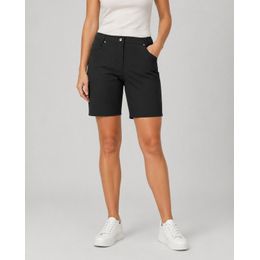 DEPROC Active Damen Cargoshorts "KENORA City Short", schwarz, Gr. 50, Web, 97% Polyester. 3% Elasthan, Hosen, In melierter Optik