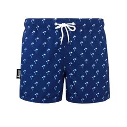 LUVANNI Boardshorts Style 22-24 mit Palmen in Wei&szlig; | Gr.: XL