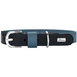 Sport Dog Dog Sport HUNTER Hundehalsband wolmar biothane x leder blau L