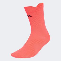 Damen Funktionssocken "RUNNING MESSAGE CREW", adidas Performance, Gr. M, pink, Obermaterial: 100% Polyamid, Socken, f&uuml;r Laufen, mit climacool