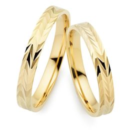 Phoenix PH&Ouml;NIX Damen Trauring "Schmuck Partnerring Ehering Verlobungsring Freundschaftsring", 49, Silber 925 (Sterlingsilber), 4mm, gold, Silber 925