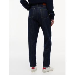 Tommy Jeans Damen Mom-Jeans "MOM JEAN UH TPR RW"denim schwarz, Gr. 26, Denim/Jeans, Obermaterial: 80% Baumwolle, 20% Leinen, Jeans, Ultra High Waist,