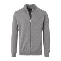 Casamoda Casa moda Strickjacke Basic in Silber | Gr.: XXL