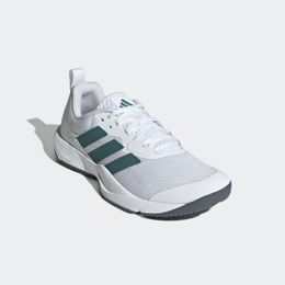 Herren Trainingsschuh "RAPIDMOVE 2", adidas Performance, Gr. 46,5, wei&szlig;, Textil, Schuhe, f&uuml;r HIIT im Gym oder Fitnessstudio