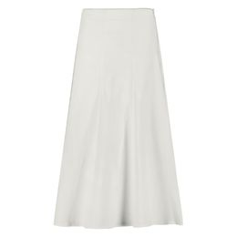 Zero Damen Midirock "Damen mit Rei&szlig;verschluss", wei&szlig;, Gr. 36, Satin, Obermaterial: 26% Polyester, 3% Elasthan, 71% Baumwolle, R&ouml;cke, Material.