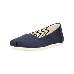 Toms Shoes TOMS Damen Ballerina "TOMS Ballerinas Textil", Gr. 38,5, blau, Textil, Schuhe