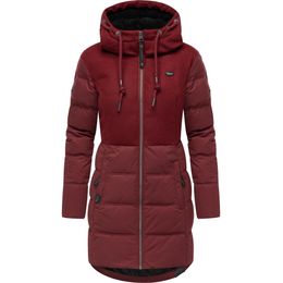 Ragwear Mantel 'Ashani' Damen Gr&ouml;&szlig;e XXL dunkelrot